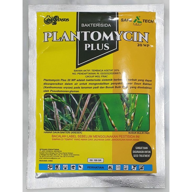 Jual Plantomycin Plus 20 WP Bakterisida Sistemik untuk hawar daun ...