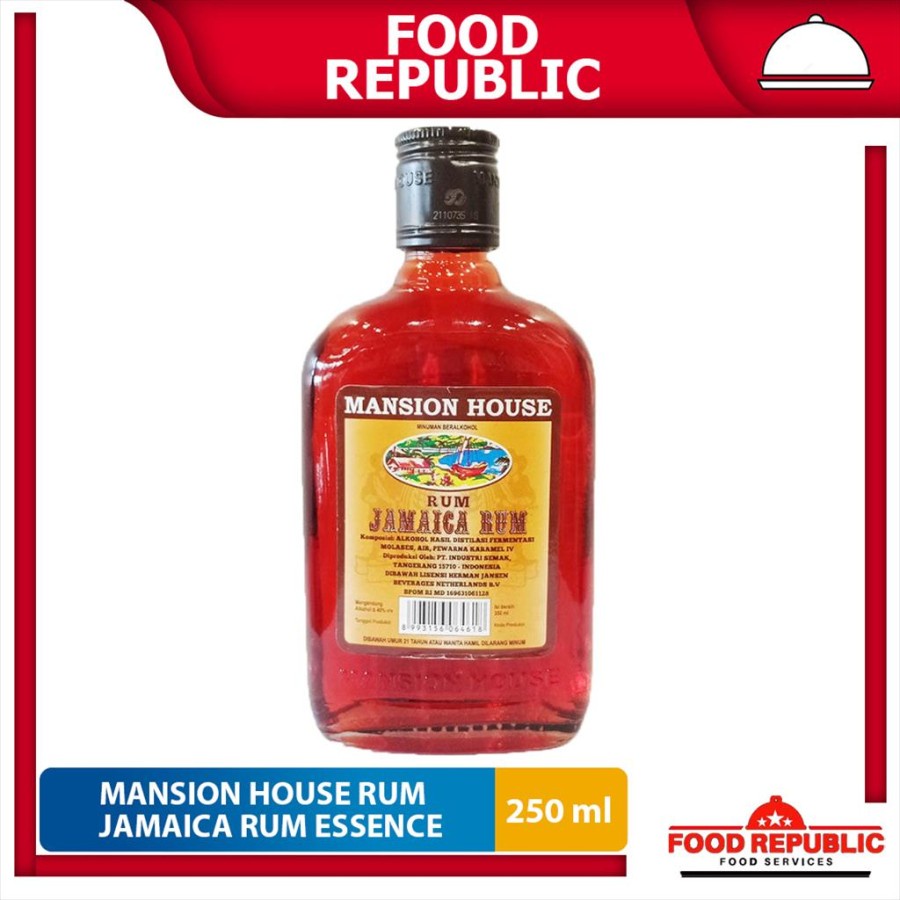 Jual RUM ESSENCE 250 ML - JAMAICA RUM MANSION HOUSE BAHAN KUE - MINUMAN ...