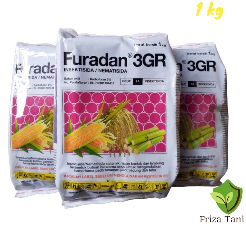 Jual Insektisida Furadan 3GR 1kg Nematisida Bahan Aktif Carbofuran 3% ...