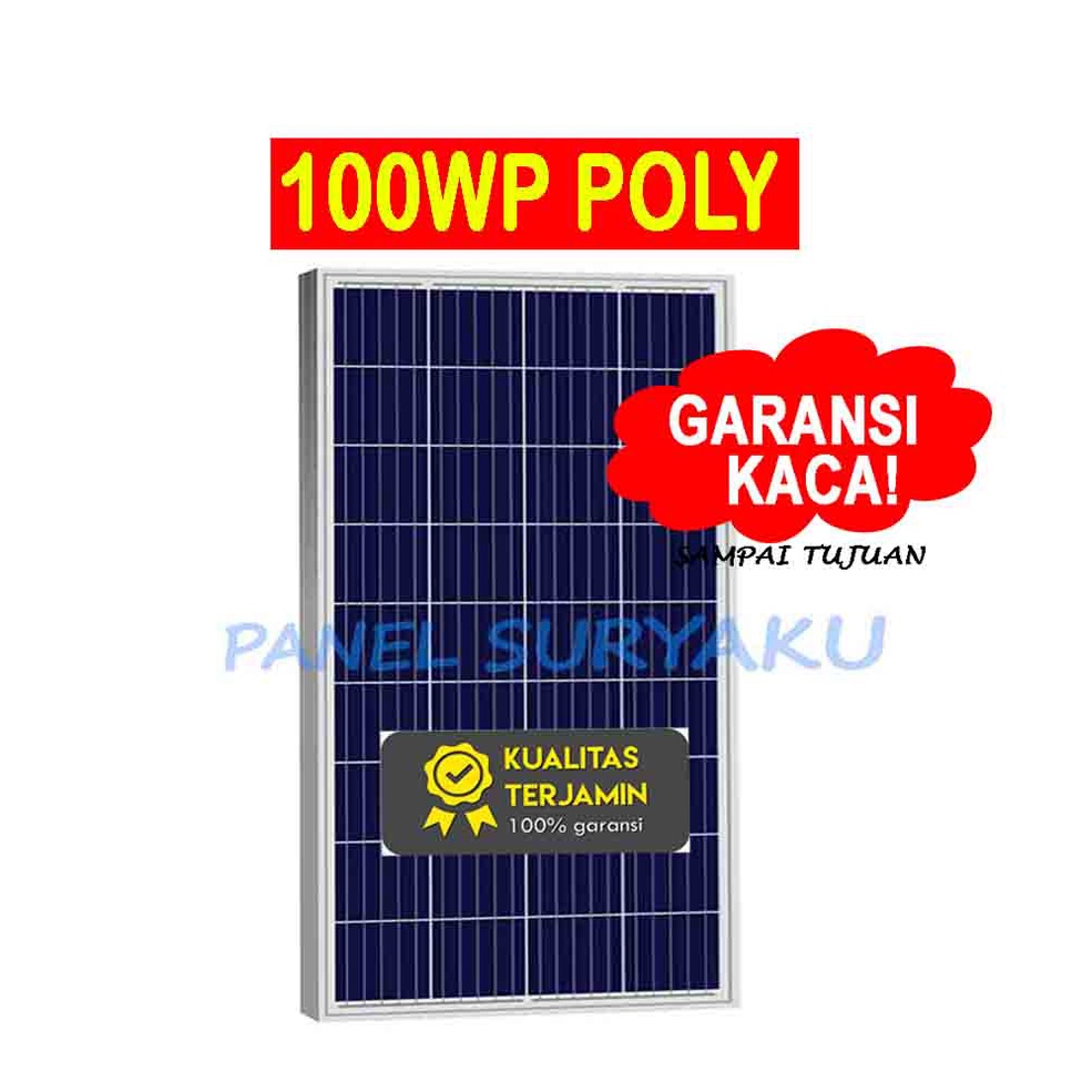 Jual Solar Panel Surya 100wp Poly Solar Cell 100wp Poly ORIGINAL ...