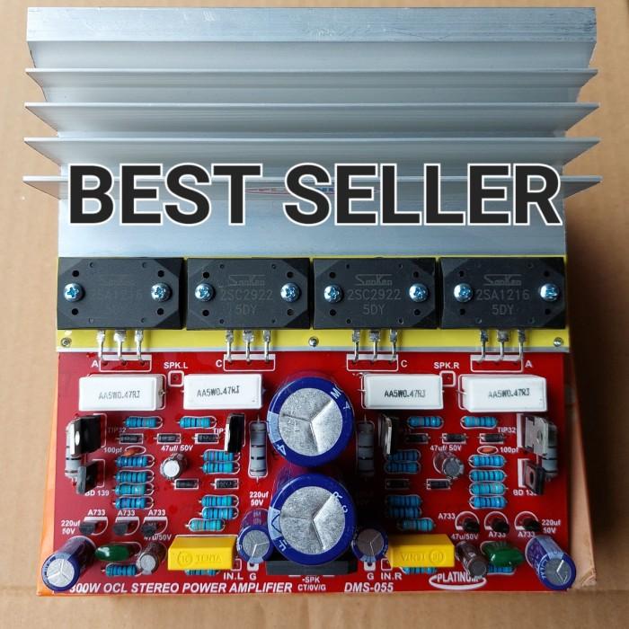 Jual power ampli stereo sanken amplifier dms 055 platinum kit pcb power ...