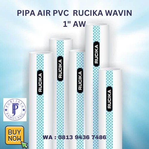 Jual PIPA AIR PVC RUCIKA WAVIN 1" AW | Shopee Indonesia