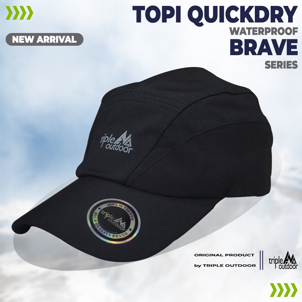 Jual BRAVE SERIES - TOPI QUICKDRY WATERPROOF SEAM SEAL, TOPI GORETEX 3 ...