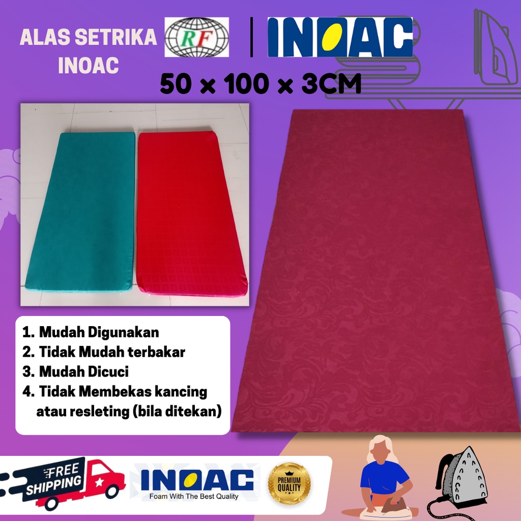 Jual Alas Setrika Alas setrika inoac ukuran anti panas 3cm x 50cm x 1 ...