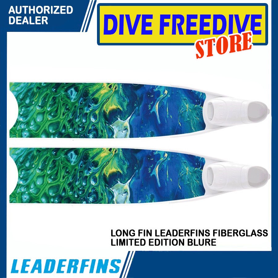 Jual Long Fin Leaderfins Pure Carbon Fiberglass Limited Edition Blure ...