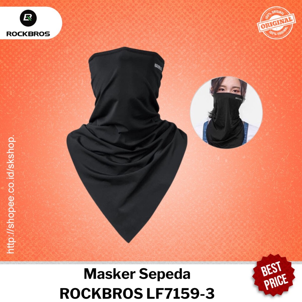Jual Rockbros Masker Sepeda Outdoor Multi Purpose Scarf Buff LF7159 ...