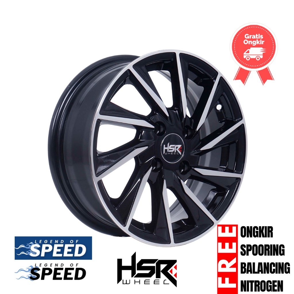 Jual Velg HSR Ring 14 Lubang 8x100-114,3 BURU 11013 | Shopee Indonesia
