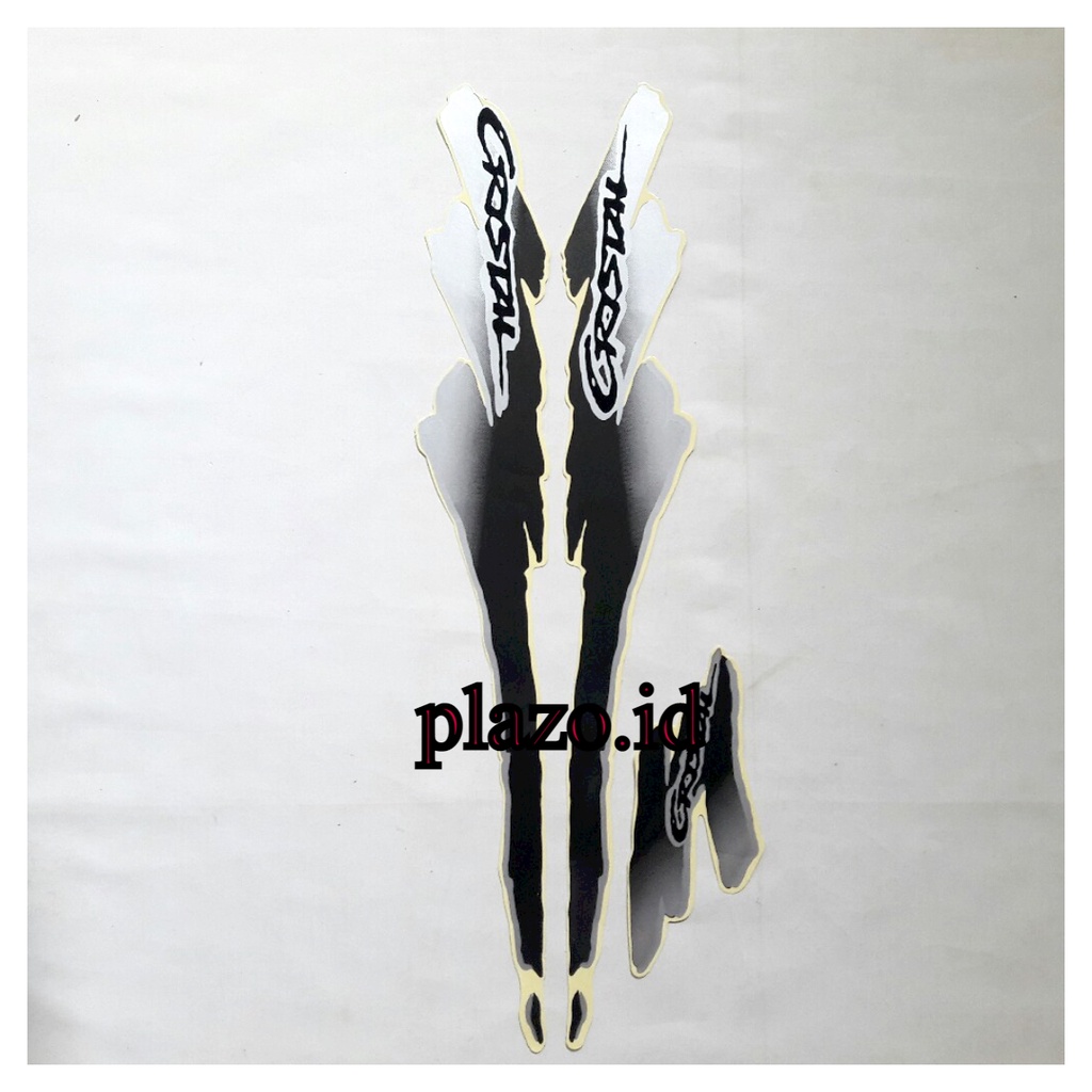 Jual stiker striping lis body motor suzuki crystal tune 1994 hitam ...