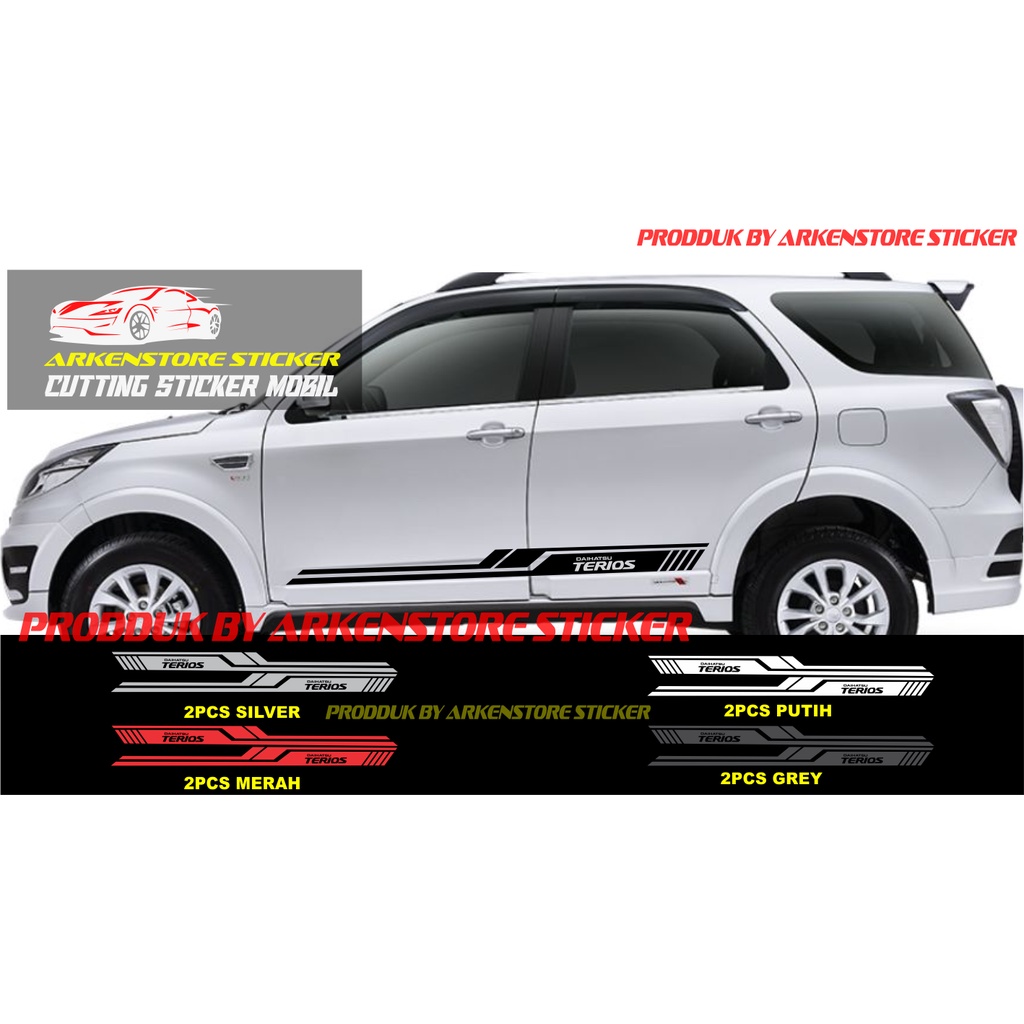 Jual sticker mobil daihatsu terios cutting sticker mobil terios terbaru ...