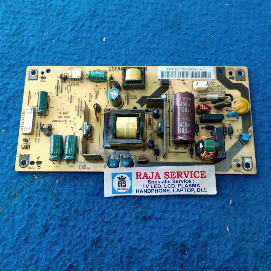 Jual psu tv led sharp LC 32LE3481 LC 32LE348I power supply regulator ...