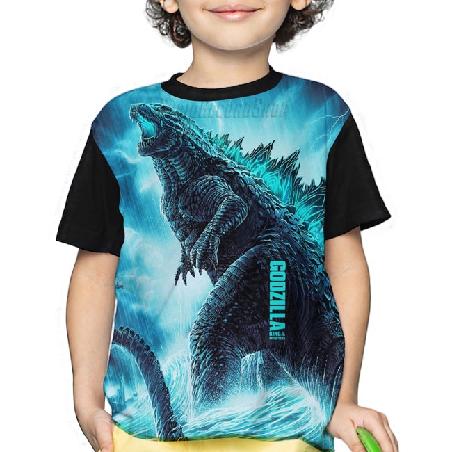 Jual Baju Godzilla Anak Laki Laki Kaos Anime Monster 3D King Monsters ...