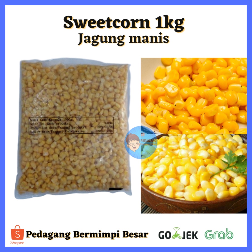 Jual Sweetcorn 1kg/ Jagung Manis/ Jagung Frozen 1kg | Shopee Indonesia