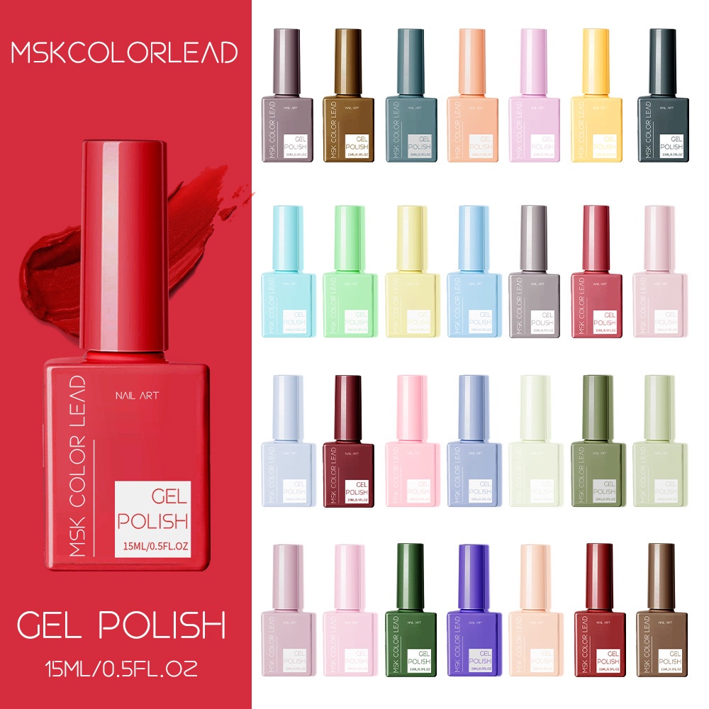 Jual [MSK] Nail Gel Polish/Cat Kuku UV/LED/Kutek Gel | Shopee Indonesia