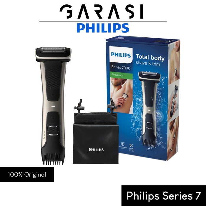 Jual PHILIPS BODYGROOM 7000 NORELCO MANSCAPING TOTAL BODY SHAVE & TRIM MEN | Shopee Indonesia