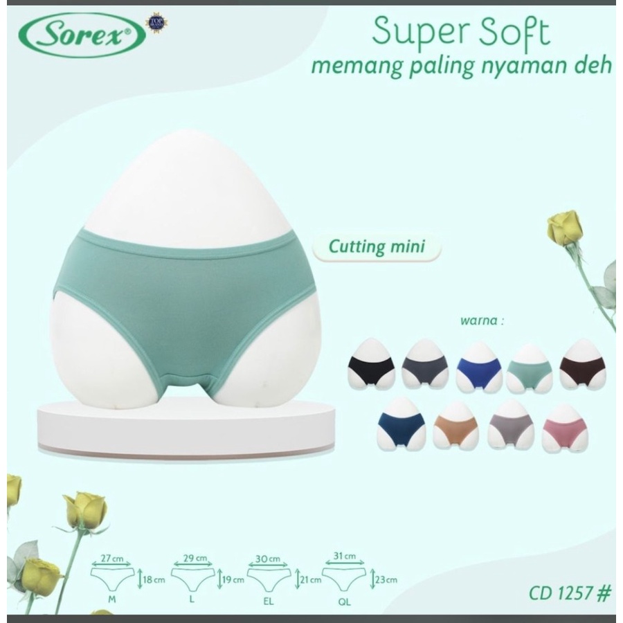 Jual Celana Dalam Wanita Sorex CD Sorex 1257 Super soft Cutting Mini | Shopee Indonesia