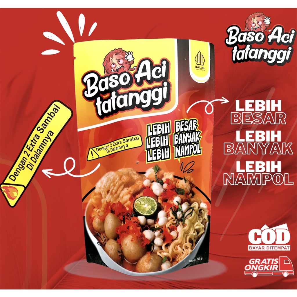 Jual Baso Aci Tatanggi Terpedas Terkumplit Bakso Boci Bacil Murah ...