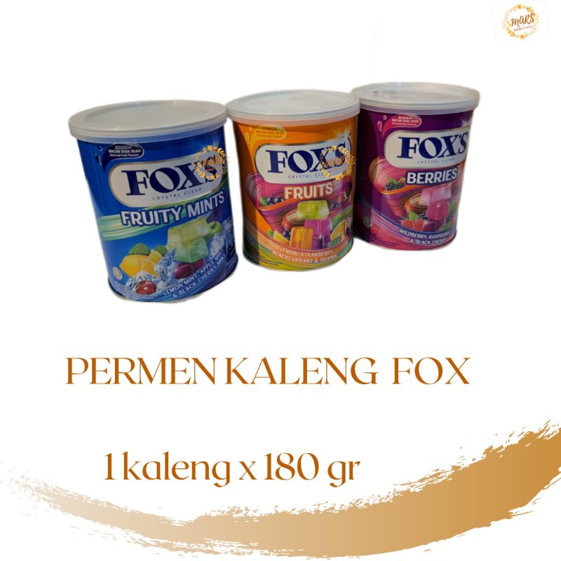 Jual Permen Fox's kaleng 180 gr | Shopee Indonesia