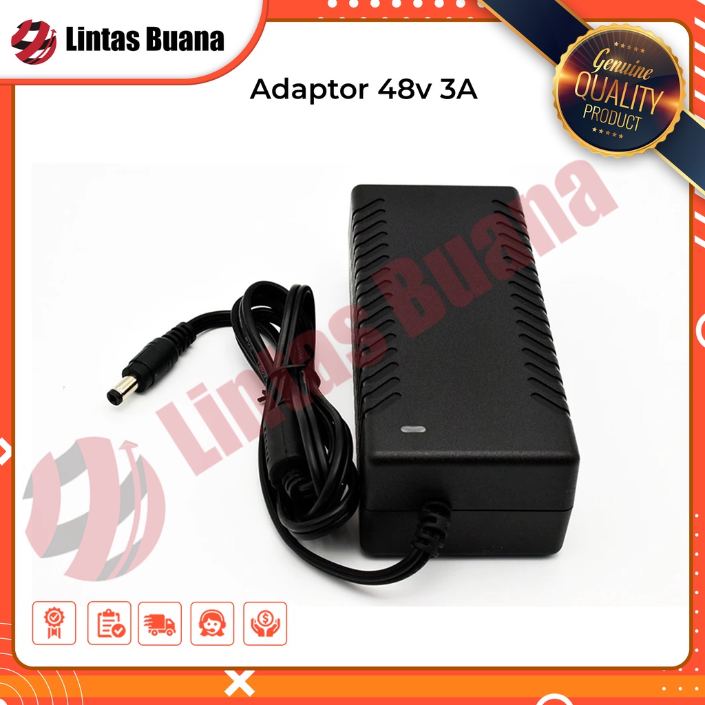 Jual Adaptor 48v 3A / Adaptor 48 volt 3 Ampere | Shopee Indonesia