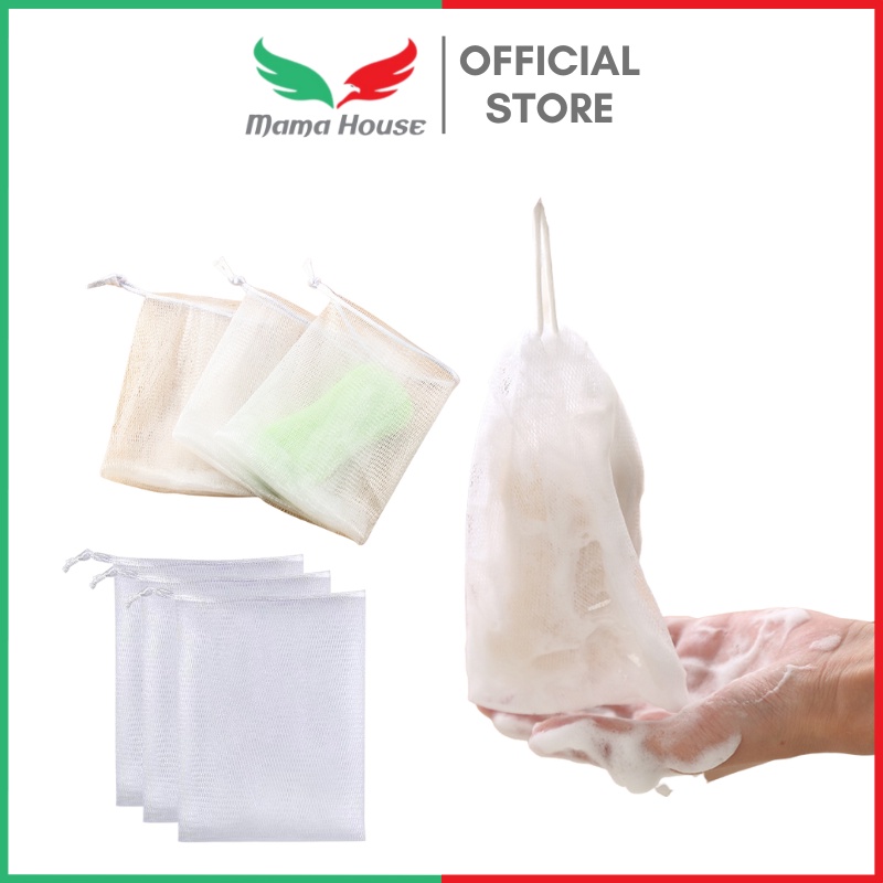 Jual [MHS] Jaring Busa Sabun Busa Foaming Kantong Teh Kantong Kamper ...