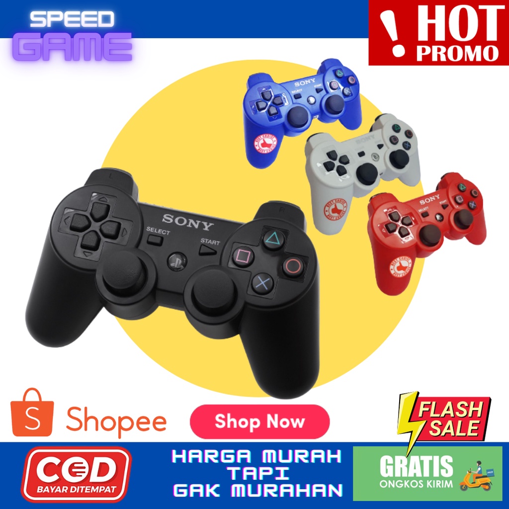 Jual [SG01] Stik Stick gamepad ps3 ps 3 ORI OP PABRIK WIRELESS pc ...