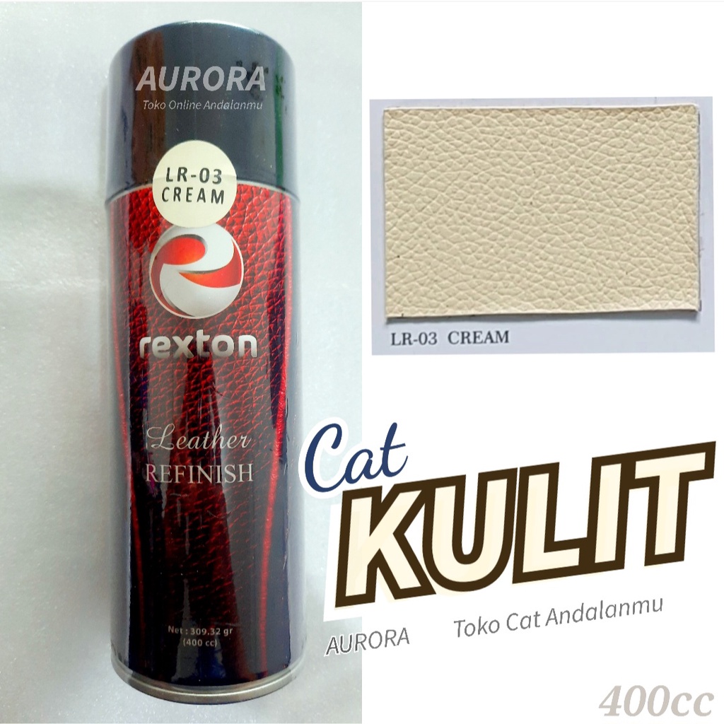 Jual Cat Kulit REXTON Leather Refinish CREAM LR-03 Cet Semprot Untuk ...