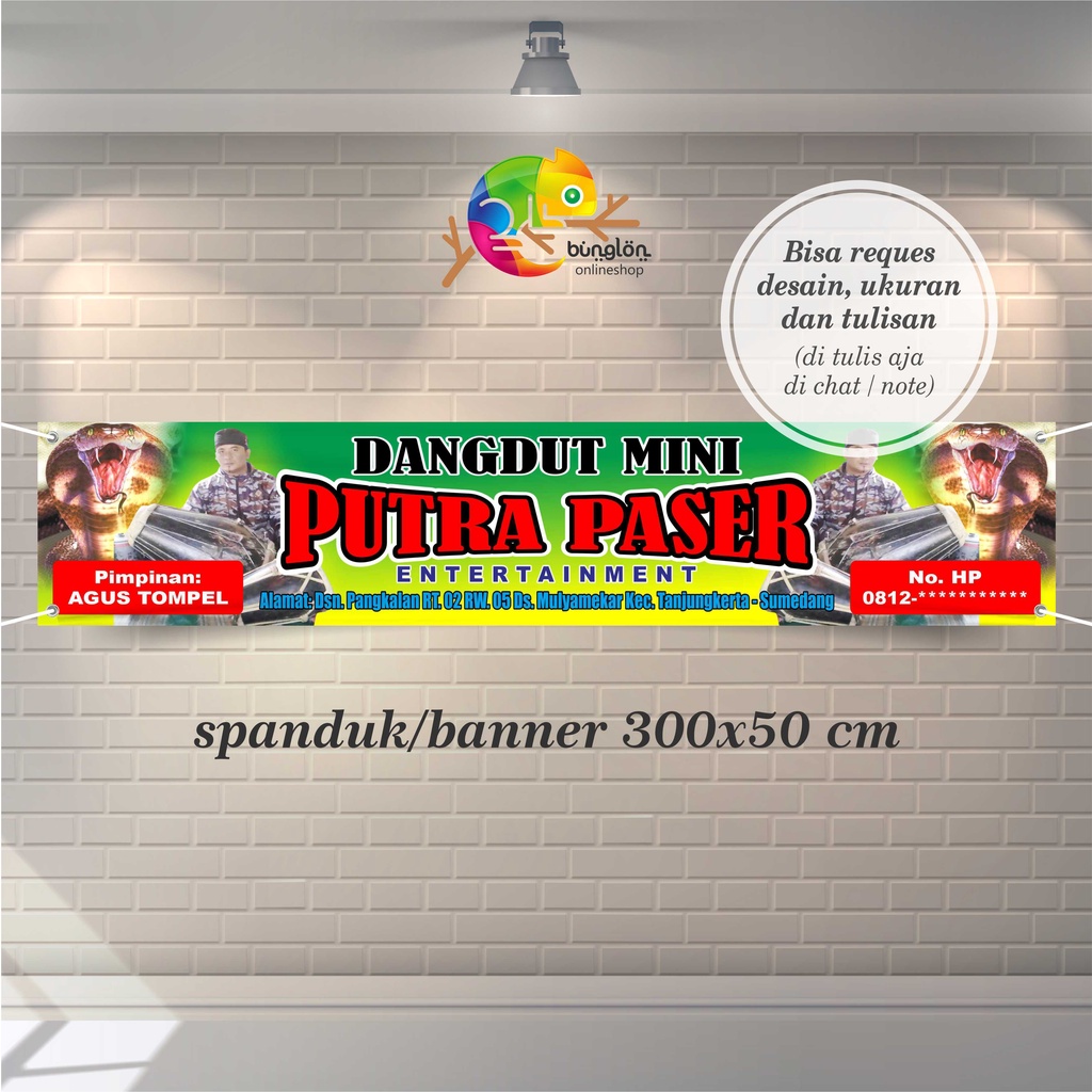 Jual Spanduk Banner Dangdut Mini, Spanduk Jaipongan Dangdut Organ Dll ...