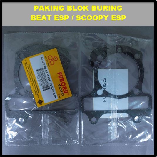 Jual PAKING BLOK BURING BEAT ESP / SCOOPY ESP PERPAK GASKET BAWAH / KAS ...