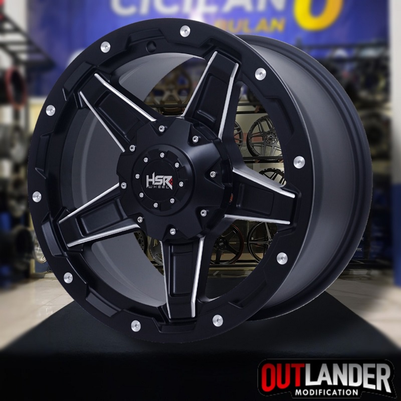 Jual Velg Bintang Ring 17 Mobil Pajero Fortuner Ford Ranger HSR TWIIST ...