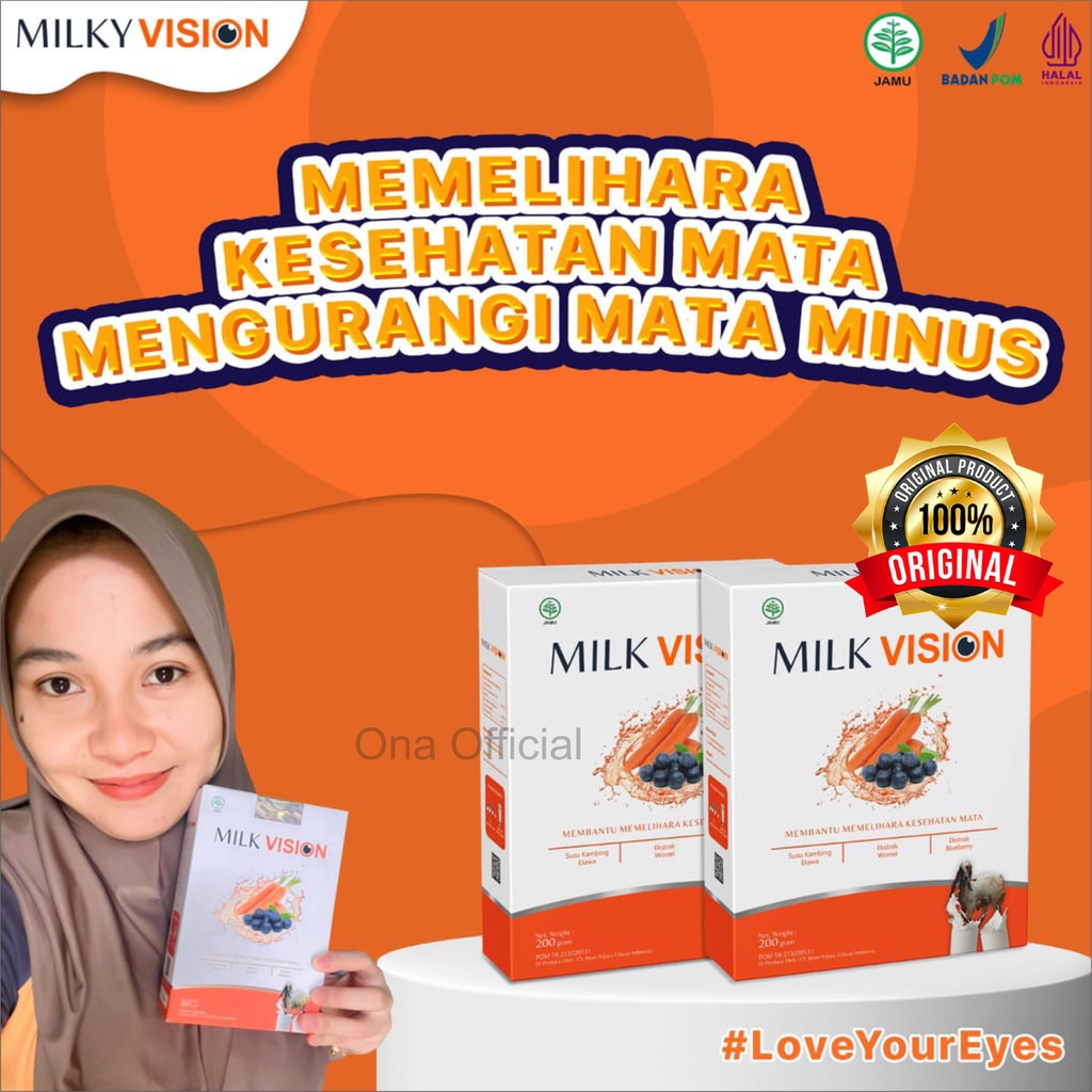 Jual MILK VISION SUSU UNTUK MATA MINUS | VITAMIN MATA KESEHATAN MATA ...
