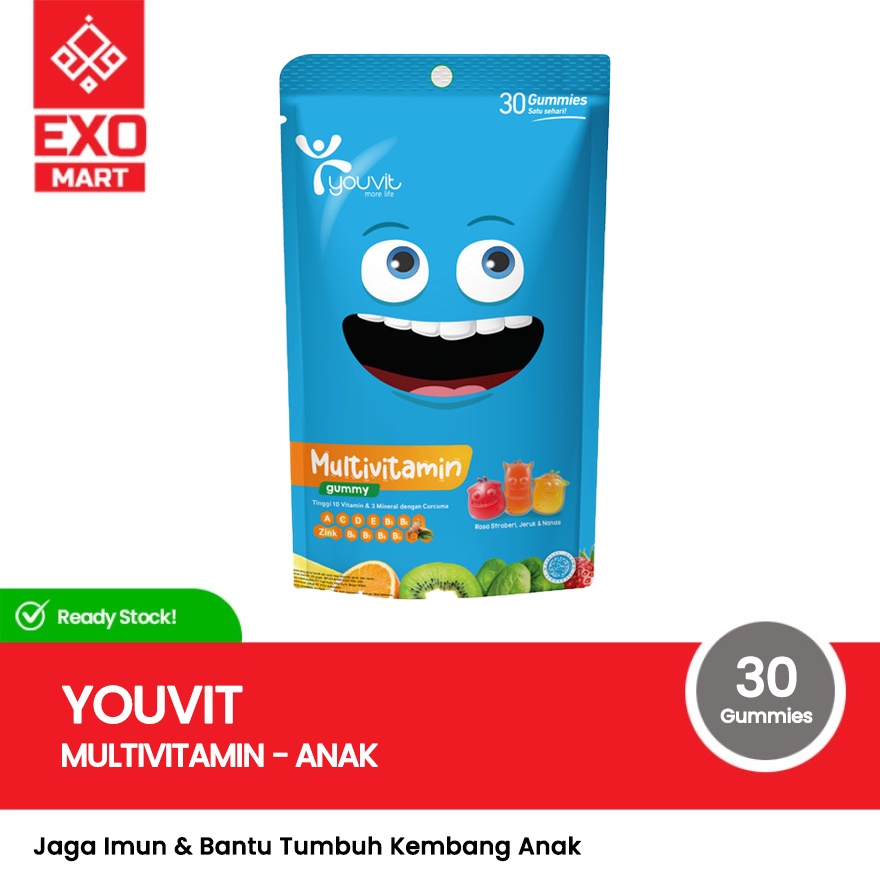 Jual YOUVIT - MULTIVITAMIN Anak Gummy 30 Gummies | Shopee Indonesia
