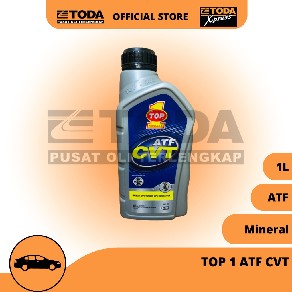 Jual Oli Transmisi Mobil Matic TOP 1 ATF CVT 1L Original Oli Matic ...