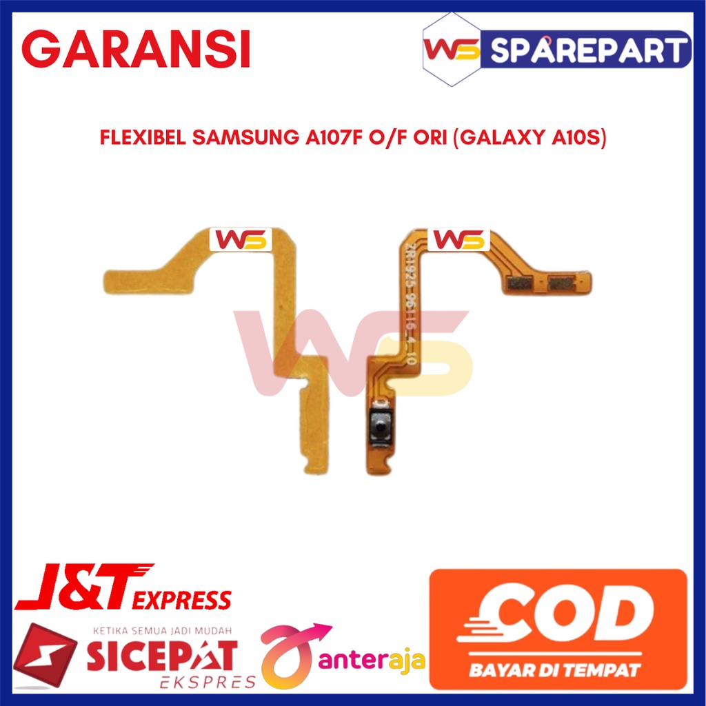 Jual FLEXIBEL POWER ON OFF SAMSUNG GALAXY A10S / A107 POWER ON OFF - ORIGINAL FULLSET | Shopee ...