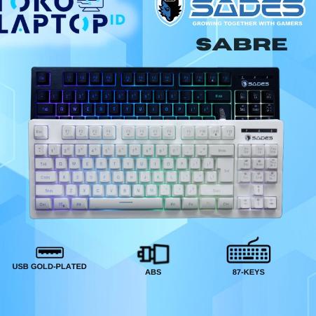 Jual ☈ Sades Sabre TKL RGB Wired Gaming Keyboard ☉ | Shopee Indonesia