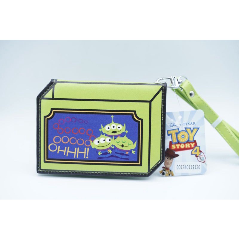 Jual Alien Toy Story Dompet Kartu Card Pouch Lanyard Disney Green Man ...