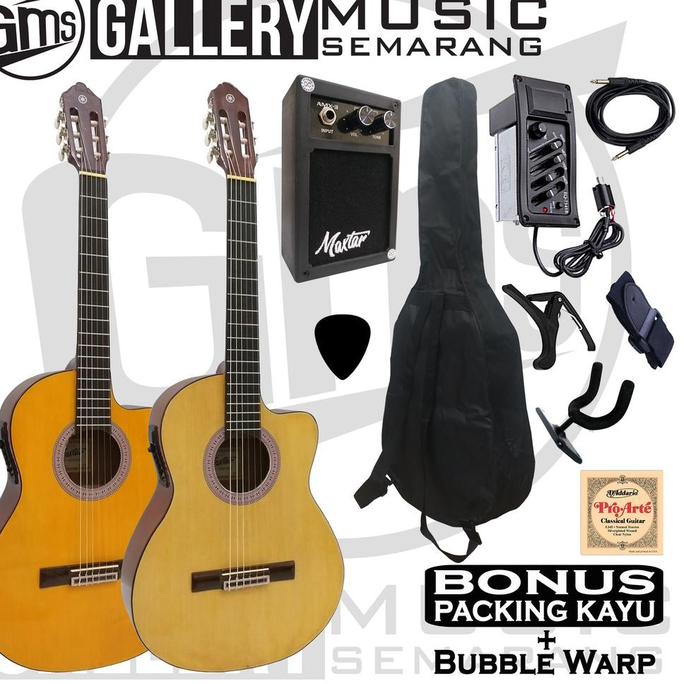 Jual PALING LARIS Gitar Klasik Elektrik Cutaway Nylon C315 Tanam Besi Gitar Klasik Elektrik ...