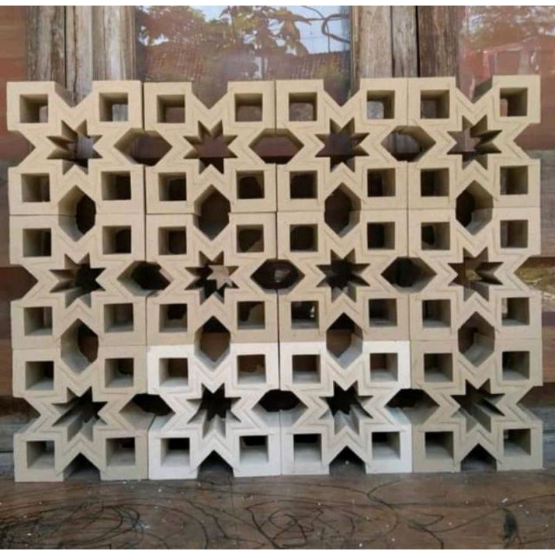 Jual Cetakan roster fiber model krawangan masjid 20cm | Shopee Indonesia