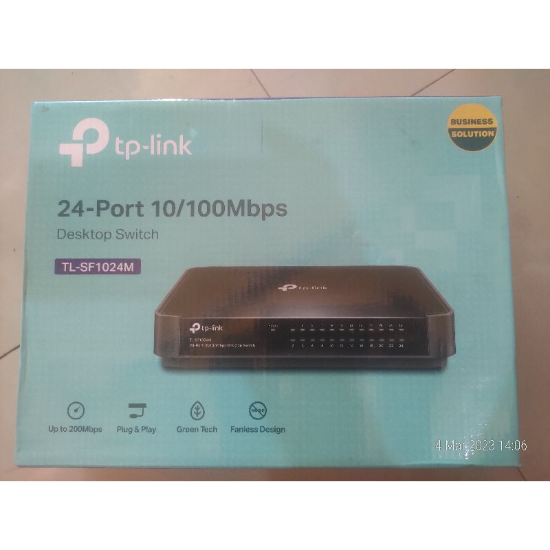 Jual Tp Link Switch Hub 24 port SF1024D speed Up to 200 Mbps | Shopee ...