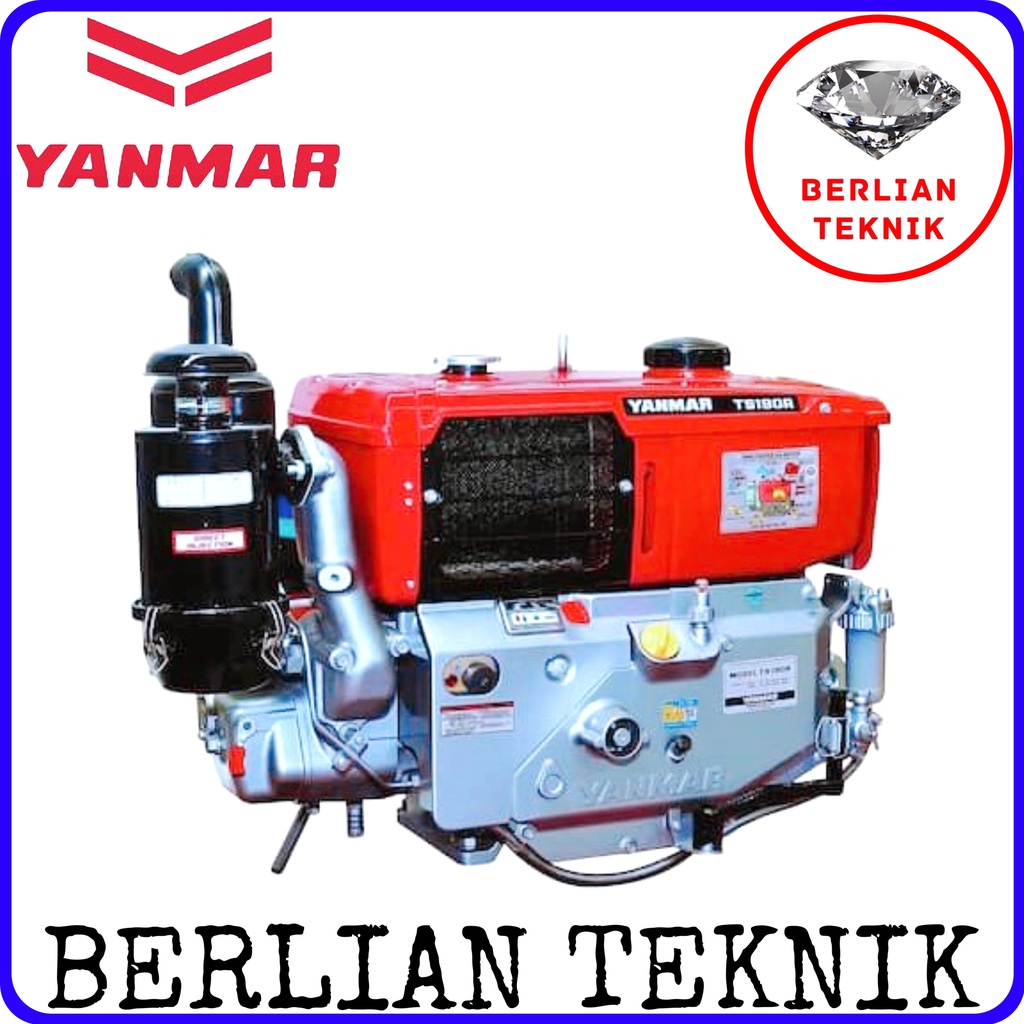 Jual Mesin Penggerak Solar Engine Diesel Yanmar TS 190 R-di / 19 HP Radiator | Shopee Indonesia