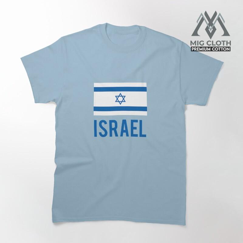 Jual Kaos Israel T-Shirt 70 Independence Day Jewish Israeli Flag Gift ...