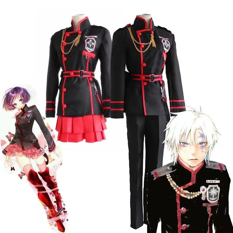 Jual Anime D.Gray-man Linali Lenalee Lee Allen Walker Cosplay Costume ...