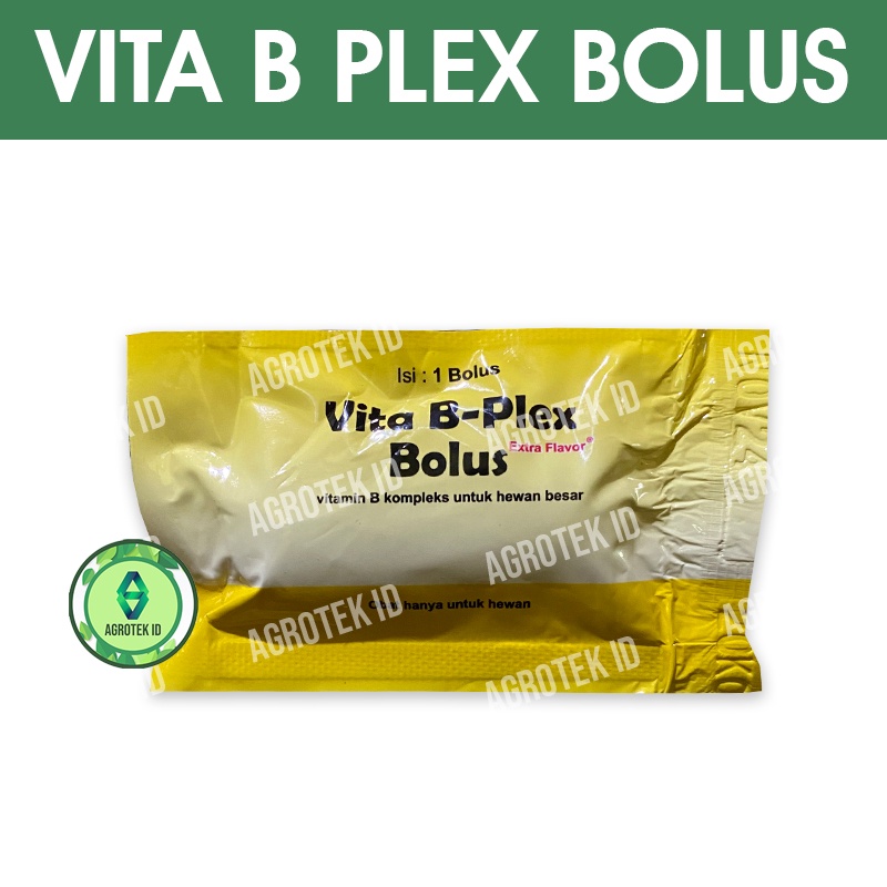 Jual VITA B PLEX Bolus Vitamin B Kompleks Untuk Hewan Sapi | Shopee ...