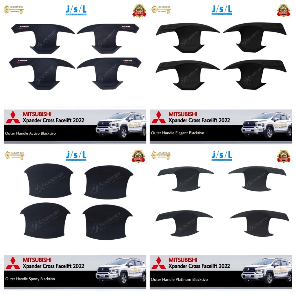 Jual JSL Outer Handle New Xpander Cross 2022 Mangkok Pintu Blacktivo | Shopee Indonesia