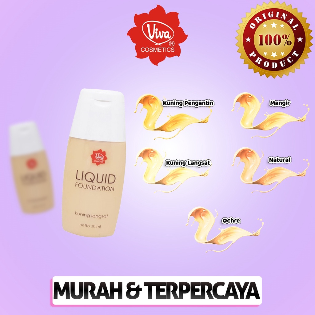Jual VIva Liquid Foundation 30ml / Foundation / Alas Bedak ( Ready All Shade ) | Shopee Indonesia