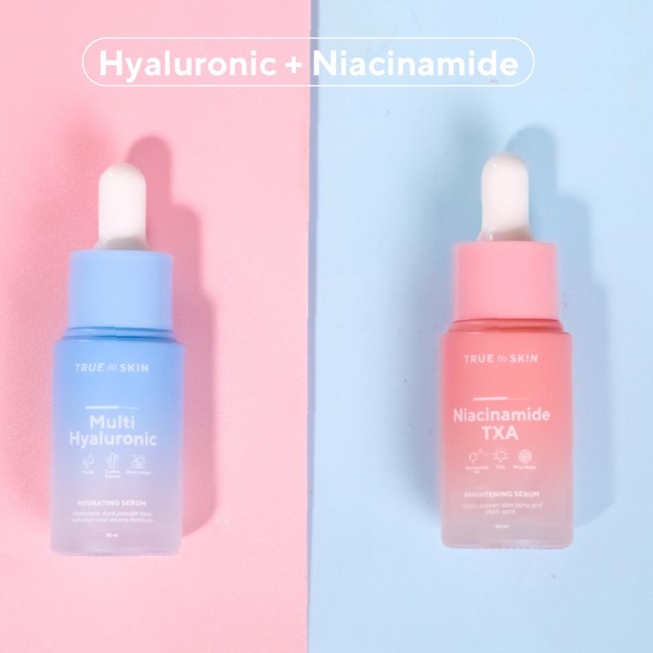 Jual True to Skin Niacinamide TXA & True to Skin Multi Hyaluronic Serum ...