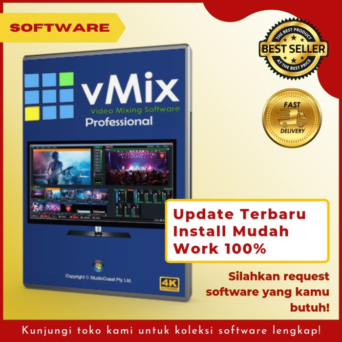 Jual Vmix25 Vmix 25 Update terbaru Lengkap panduan install Garansi work | Shopee Indonesia