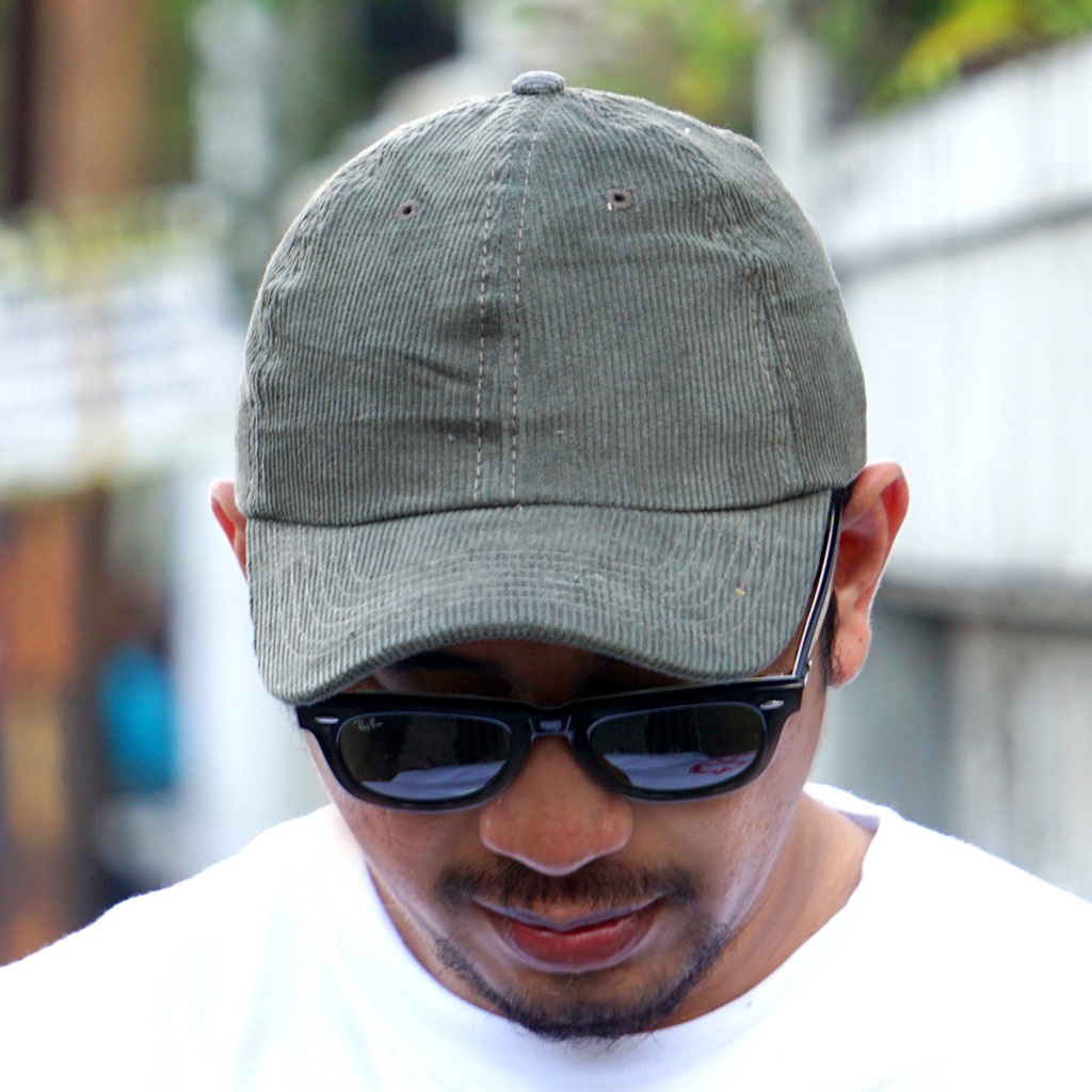 Jual RCKLS. Polo Cap | Topi Pria Corduroy Polos Premium Grey | Shopee ...