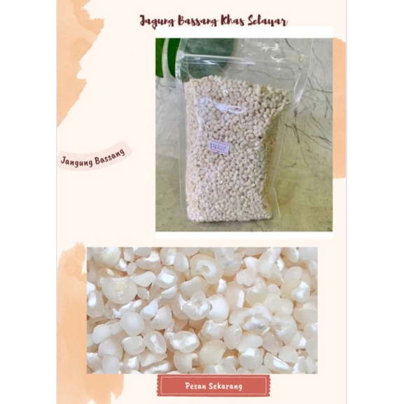Jual Jagung Pulut Bassang Khas Selayar 500 gram | Shopee Indonesia