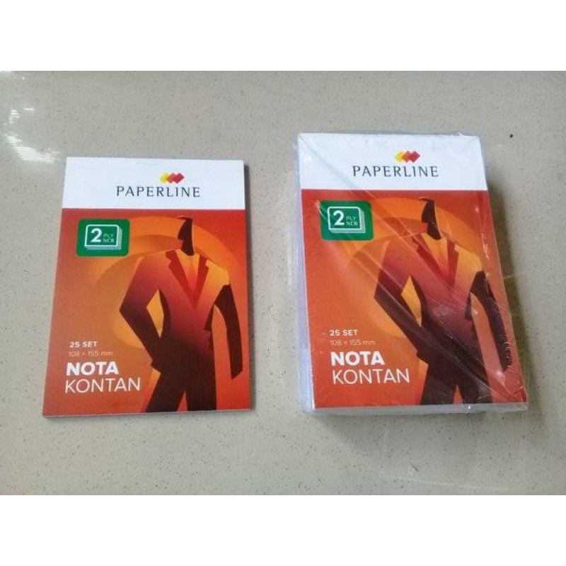 Jual Nota Kontan Kecil rangkap 2ply PAPERLINE - NCR - ukuran 105x155 ...