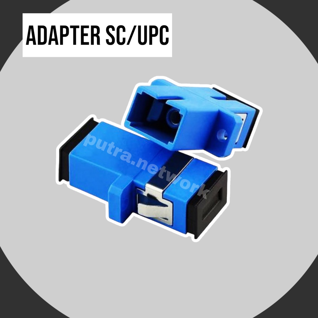 Jual Adapter SC UPC SC ADAPTER FTTH FIBER Adapter SC To SC Indoor ...
