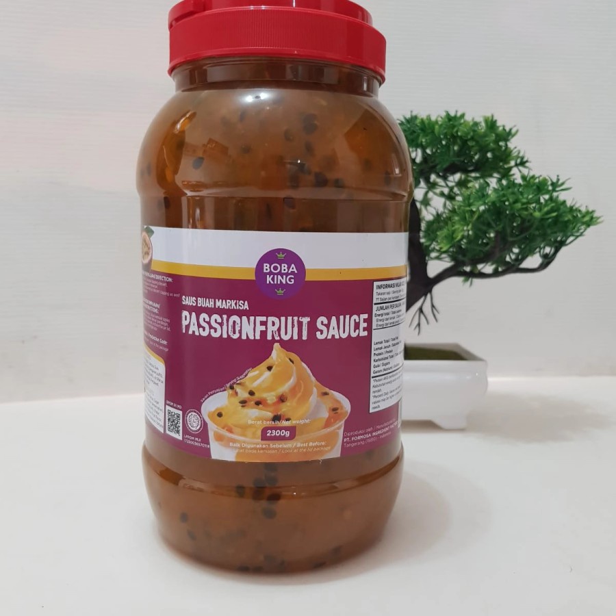 Jual Boba King Passion Fruit Jam/Syrup Markisa Bobba King Sirup Sauce ...